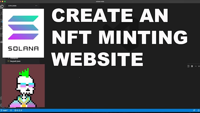 Develop nft mint website solana, minting dapp by Web3_said | Fiverr