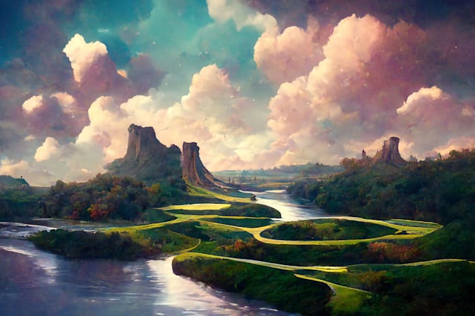 Create awesome environmental concept art by Cuffs123 | Fiverr