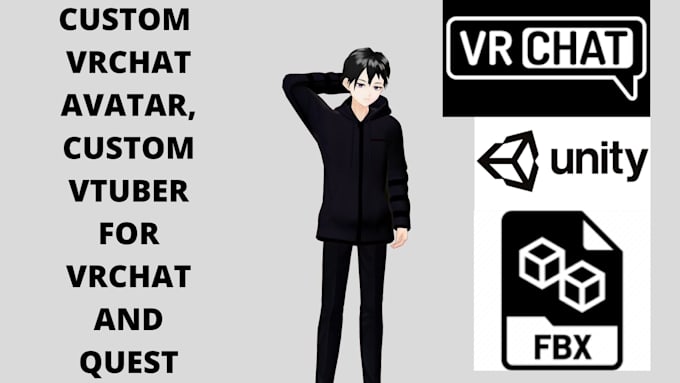 Create a custom vrchat avatar, custom vtube for vrchat and quest by ...