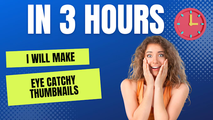 Design catchy youtube thumbnail in 3 hours by Saveelach255 | Fiverr