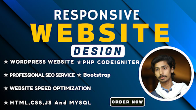Design And Develop Modern Website In Html Css Php Mysql By Shahid2664539 Fiverr 