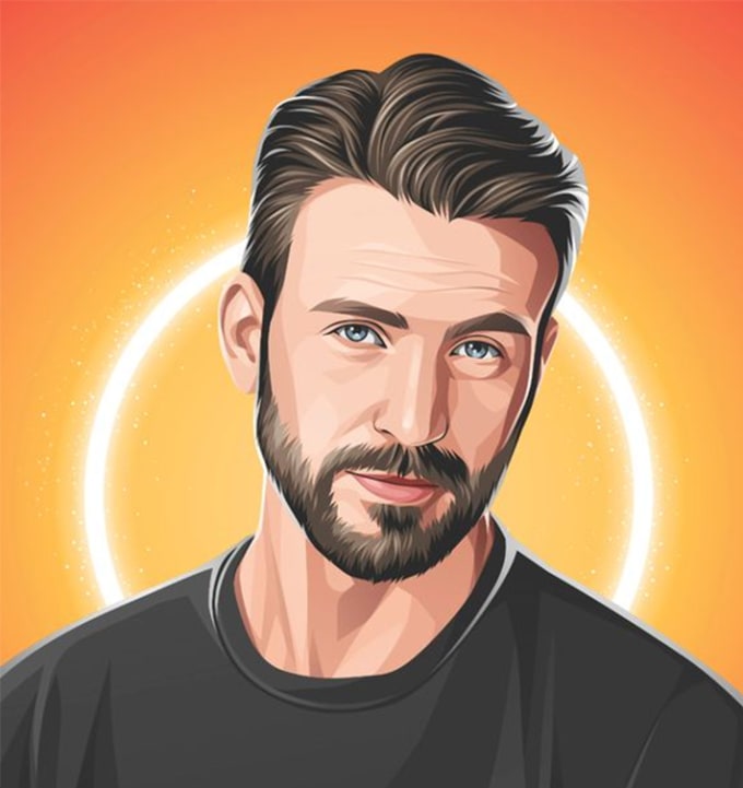 Draw cartoon vector portrait from your photo by Tikumarir | Fiverr Draw cartoon vector portrait from your photo by Tikumarir | Fiverr