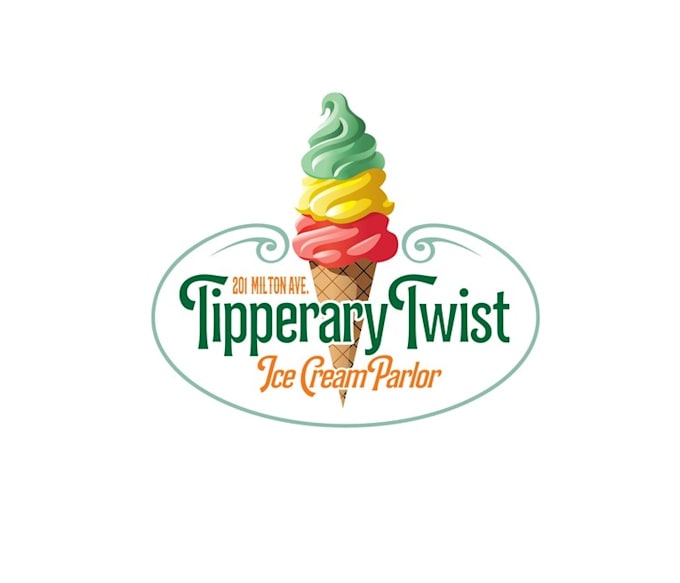 Design unique ice cream logo for you by Cynthiae_wilhel | Fiverr