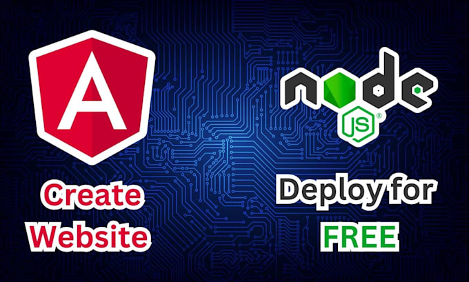 Make a website using angular and nodejs and deploy it online by Animfoxy | Fiverr