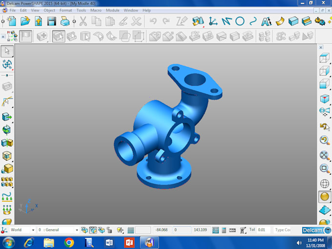 Do 3d models and 2d drawings in autocad, solidworks, powershape by U ...