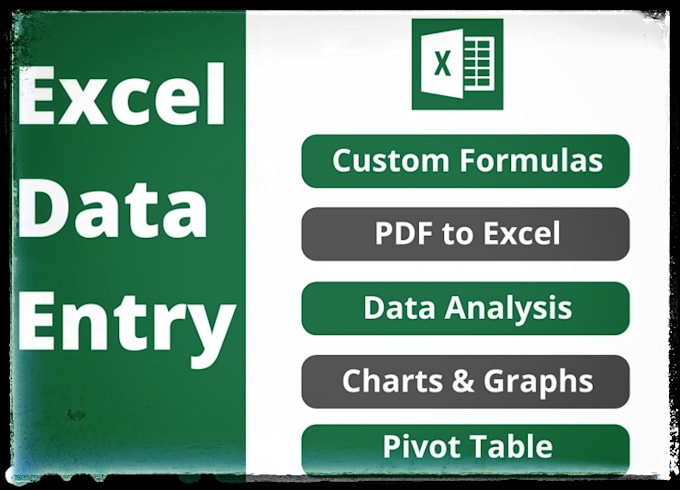 Do excel data entry work and pdf to excel conversion by Amansingh_02 | Fiverr