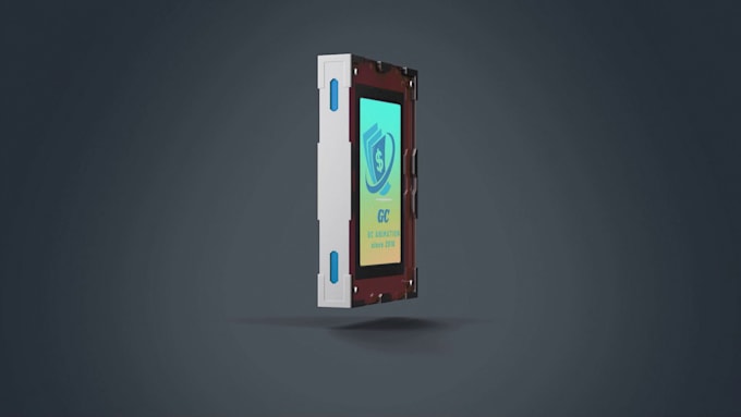 Create a rotating spinning logo animation gif loop in 3d by Gc_animator ...