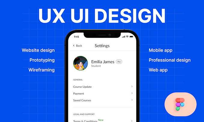 Create website ui design, dashboard ui ux design, ui, ux, ui ux design ...