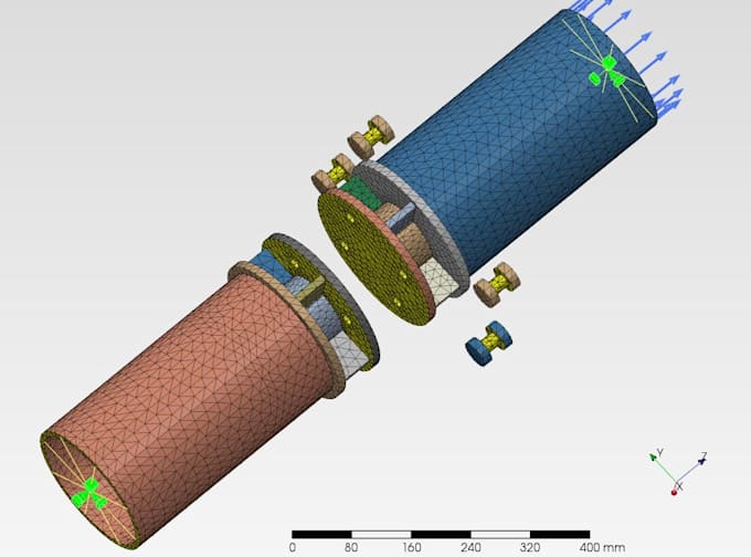Analysis of steel members and connection using fea by Xyonzt | Fiverr