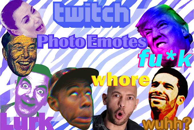 Create amazing emotes from your photos by Ermiashai | Fiverr