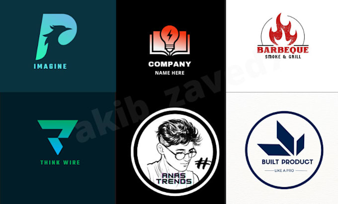 Design unique minimalist logo with free revision by Akib_zaved7 | Fiverr