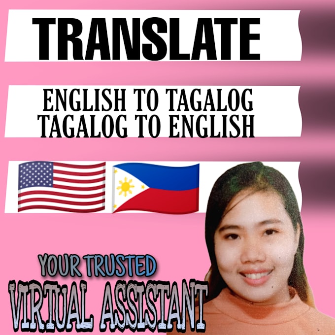 Translate english to tagalog and tagalog to english by Ney_delosreyes ...