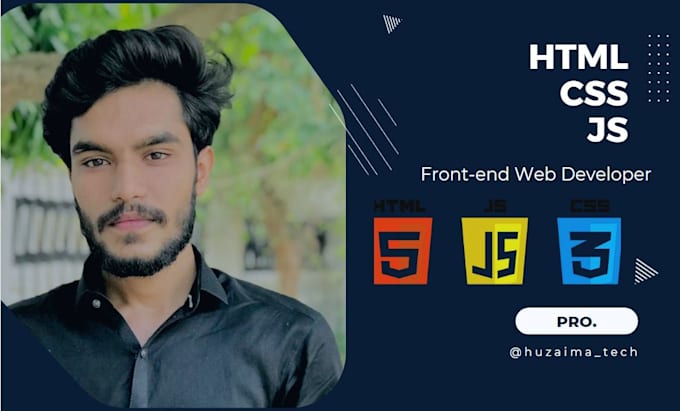 Be your front end web developer by Huzaima_tech | Fiverr Be your front end web developer by Huzaima_tech | Fiverr