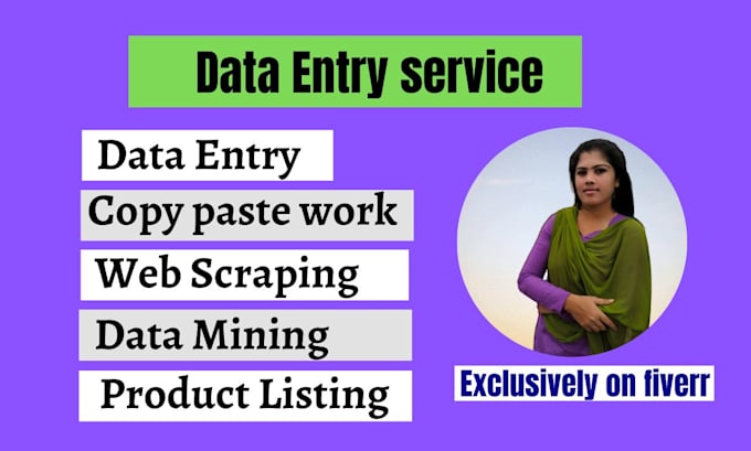 Do data entry and copy paste and data mining by Koliakter130 | Fiverr