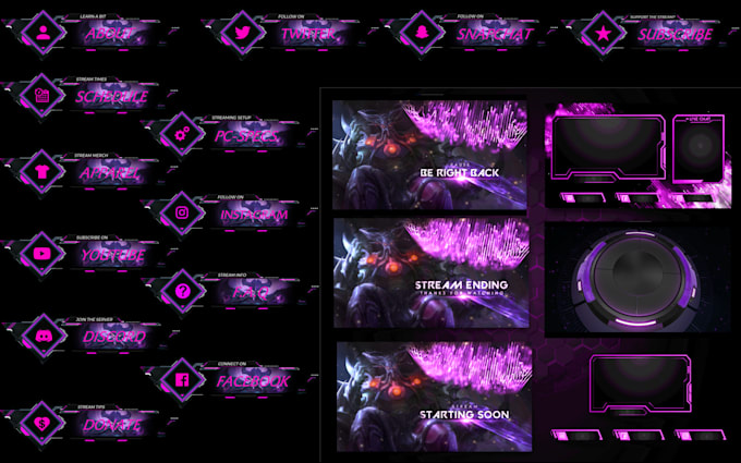 Design animated league of legends overlay for your stream by Sawgame ...