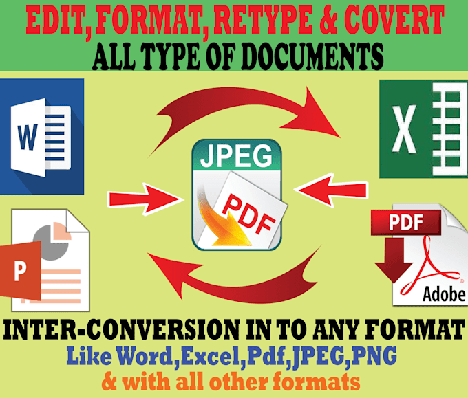 Edit, format and converts documents into all other formats by ...