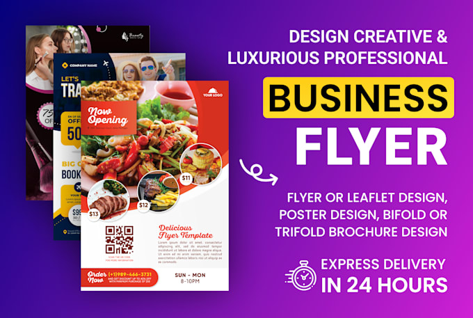 Design professional flyer, leaflet or brochure for your business by ...