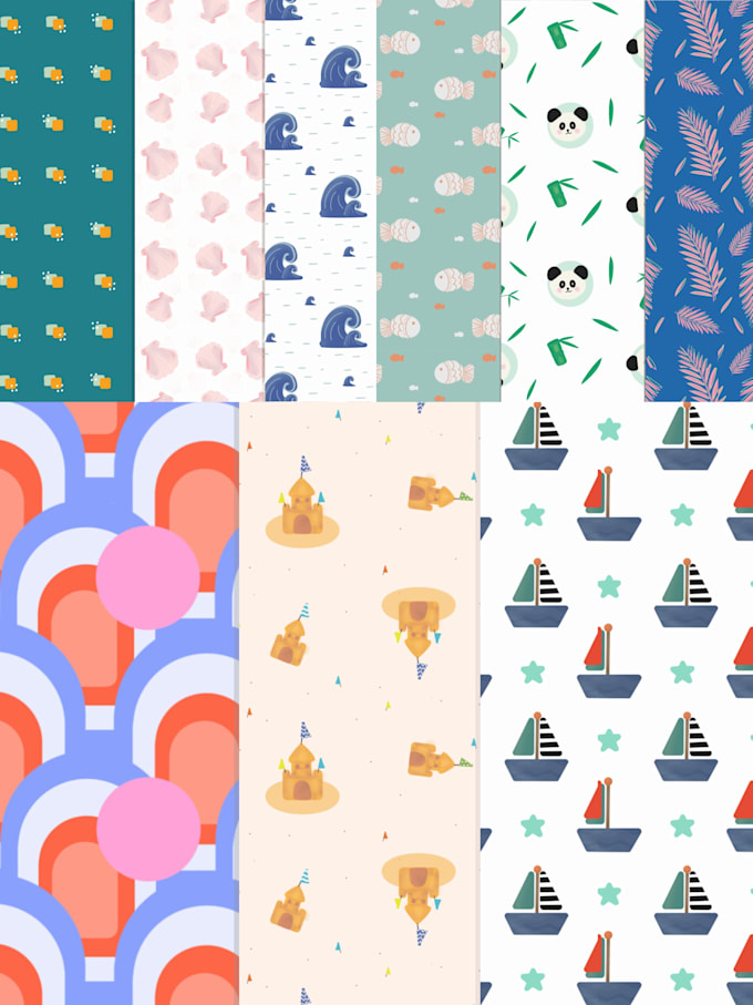 Design unique seamless pattern, fabric pattern, textile pattern, etc by ...