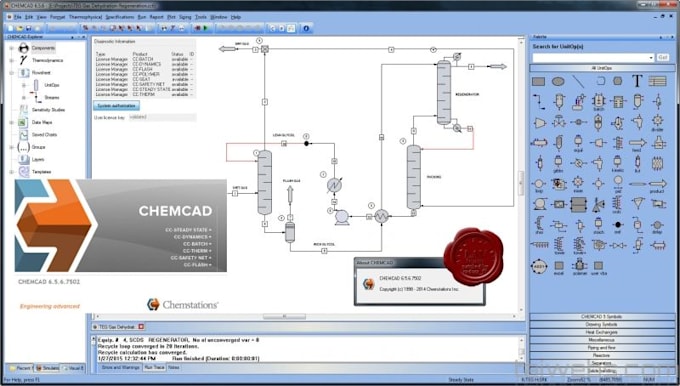 Do aspen plus and aspen hysys and chemcad stimulations by ...