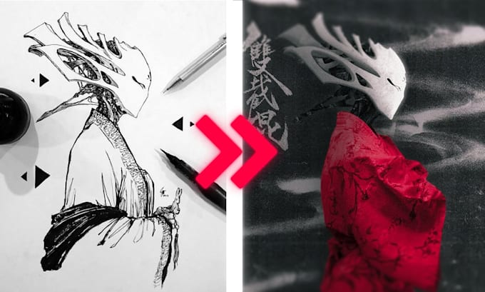 Turn the drawing into reality for you by Gabrieledivo | Fiverr
