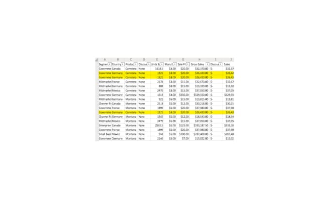 Do excel work, enterinng by Gauravpanchal91 | Fiverr
