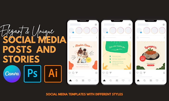 Design editable social media templates for any business by Middesign ...