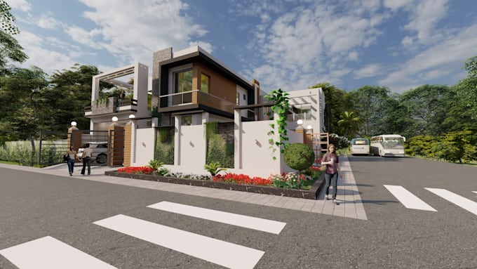 Do photorealistic rendering in lumion and sketchup by Aliarchitecture | Fiverr