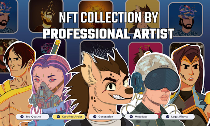 Create a complete nft collection by Nadanreviews | Fiverr