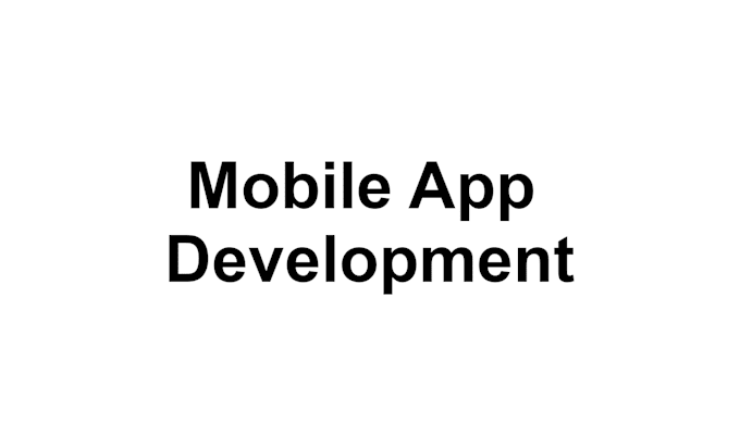 Do Mobile App Development For Ios And Android Platform By I Am