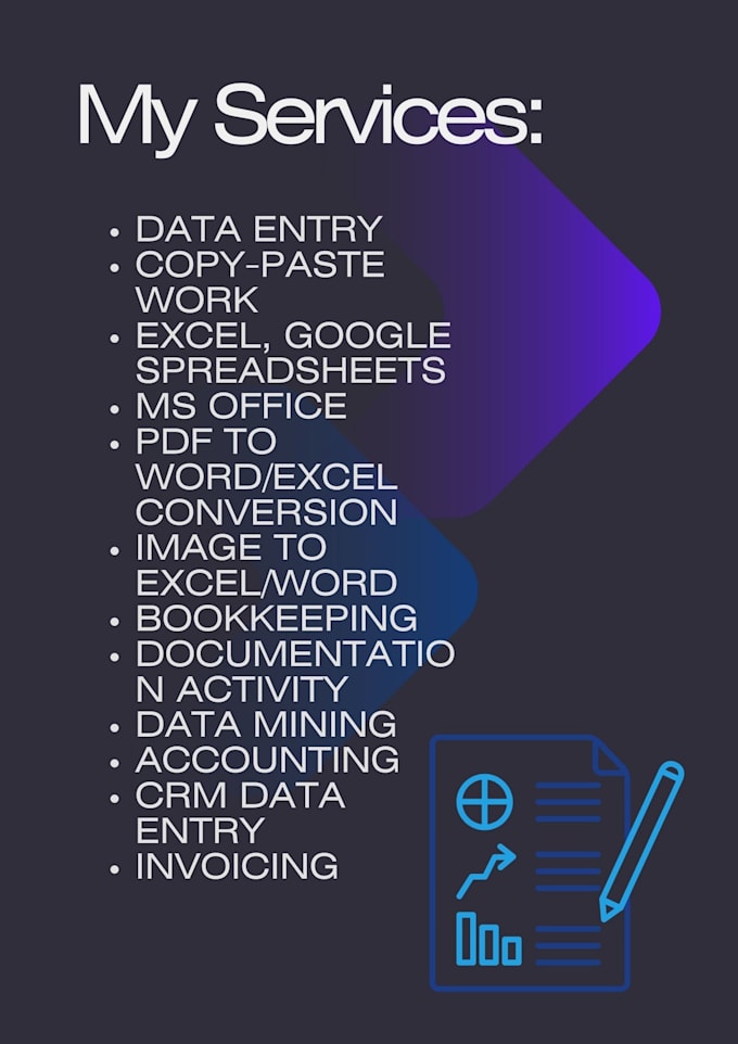 Provide Data Entry Services At Its Best By Debika Das Fiverr