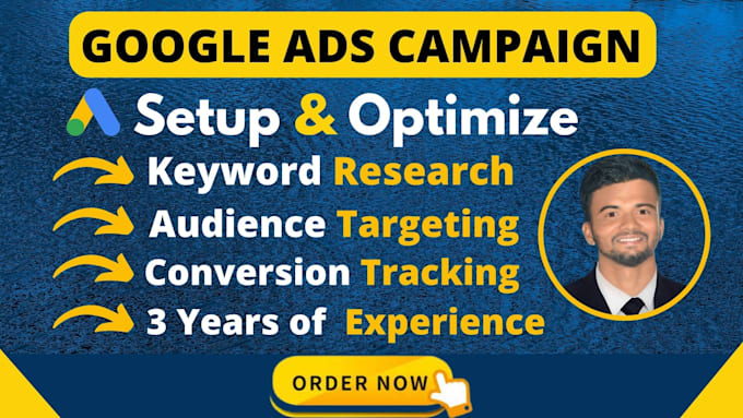 Create, manage or optimize your google ads ppc campaign by Pro_shuvo94 | Fiverr
