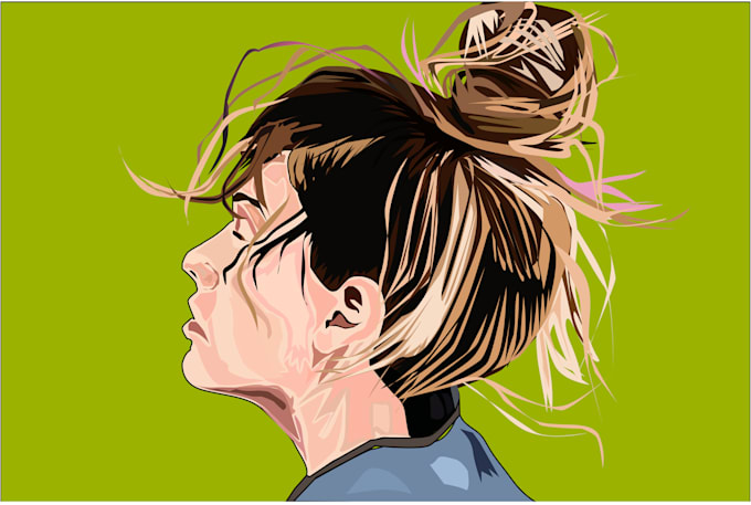 Draw custom vector portrait illustrations by Hashan992 | Fiverr