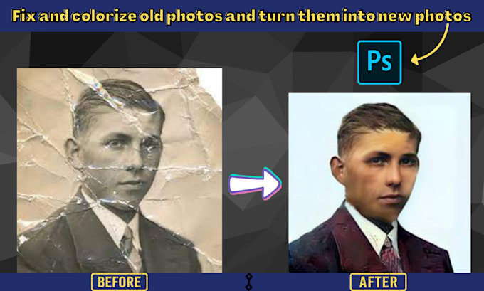 Fix,repaire,restore,colorize old and damaged photos with free trial by ...