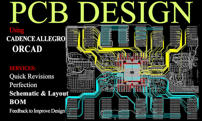 Work on pcb design layout, schematic with cadence allegro, orcad by Malik_0606 | Fiverr