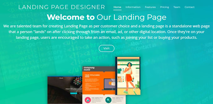 Design responsive high converting html css javascript landing page by ... Design responsive high converting html css javascript landing page by ...