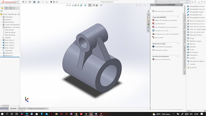 Design 2d and 3d desk with solidworks by Moghitelayadi | Fiverr