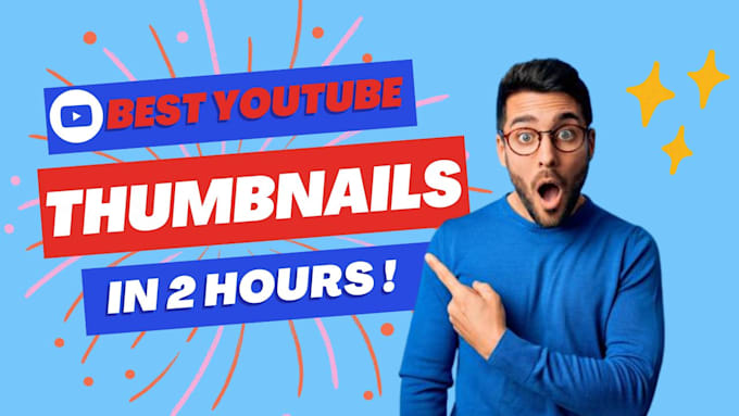 Make view boosting amazing youtube thumbnail designs in 2 hrs by ...