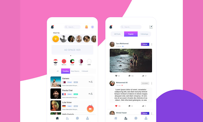 Create your android app design with ui and ux standards by Pro_co | Fiverr