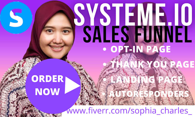 Systeme io sales funnel, landing page online course, sales page in ...