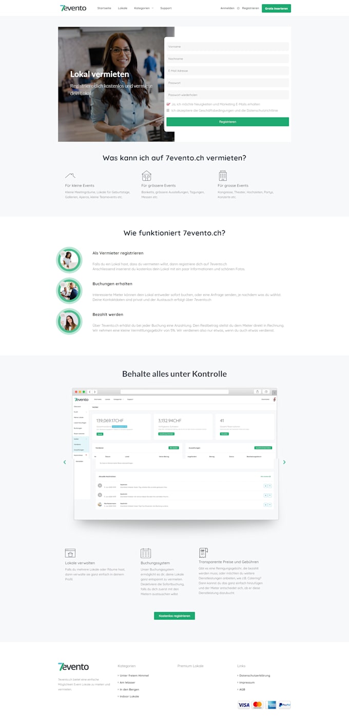 Design a high conversion landingpage by Swiss_webdesign | Fiverr