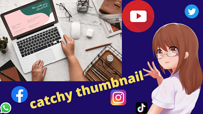 Create catchy youtube thumbnail by Maanrayyan | Fiverr
