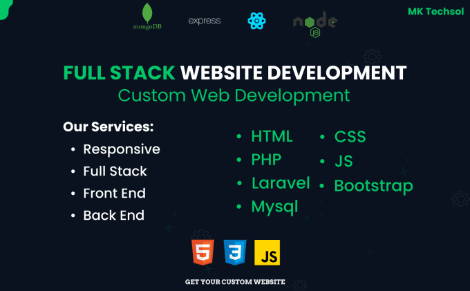 Be Your Full Stack Web Developer Php Laravel Javascript Html By Mktechsol Fiverr