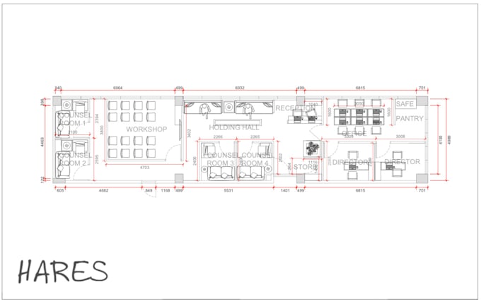 Plot 2d layout plan for you by Renderinterio3d | Fiverr