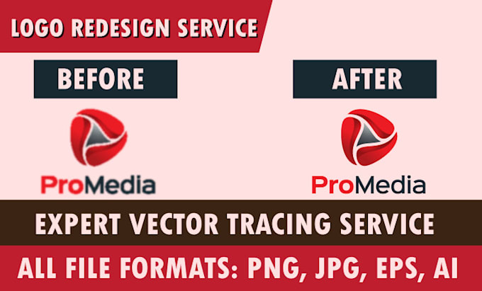 Design, redesign, update, fix, modify, edit, logo vectorize by ...