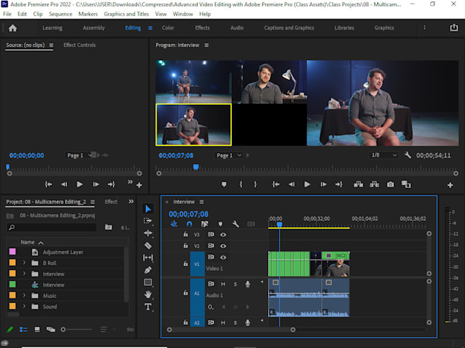 Edit interview, multi camera, and corporation video by Sharif867 | Fiverr