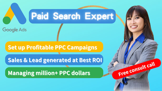 Set up your google and bing ppc campaigns by Wallacemynalee | Fiverr