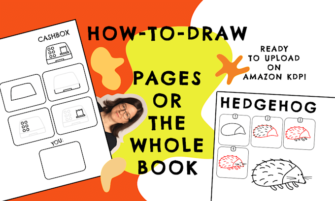 Create pages for step by step, how to draw book for kids by Maranapl ...