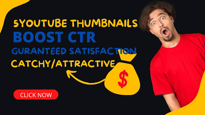 Design attractive youtube thumbnail in 1 hours by Durehassan | Fiverr