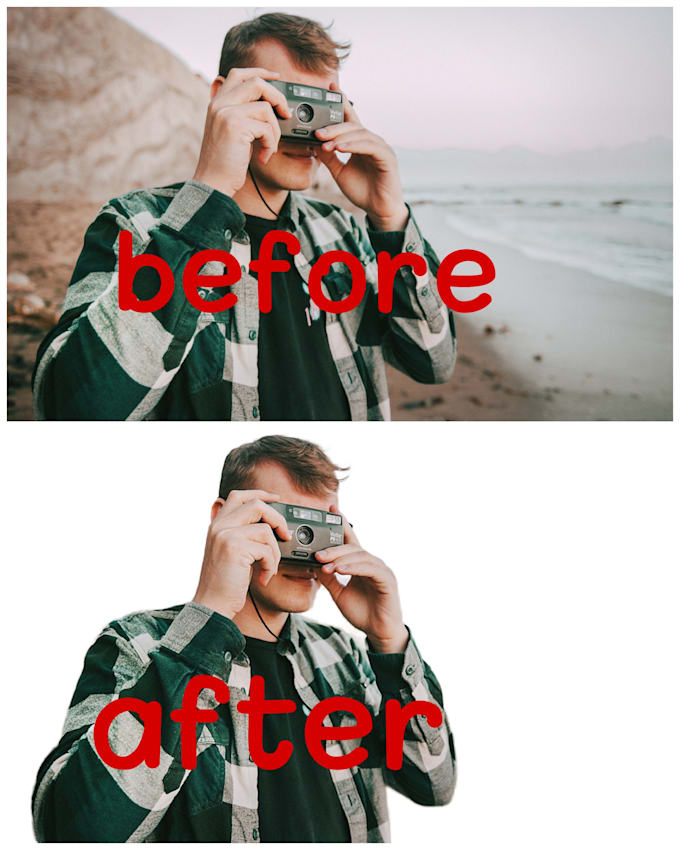 Professionally remove backgrounds from your images by Hichamhichem | Fiverr