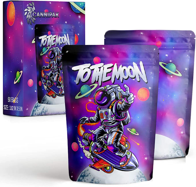 Design a custom cool cannabis and weed bag design by Vad3ryt | Fiverr